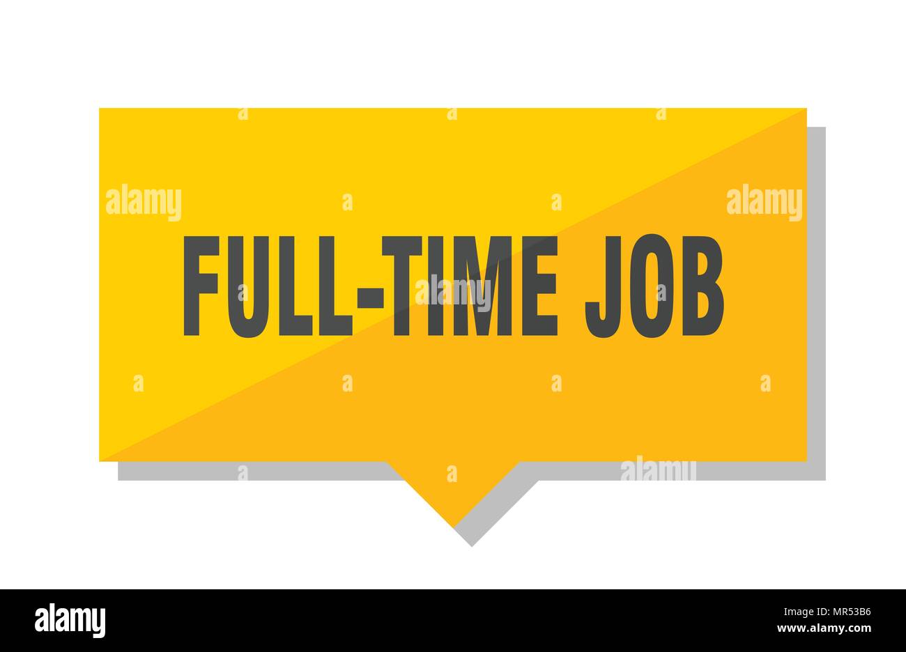 Full time job seal Stock Vector Images - Alamy