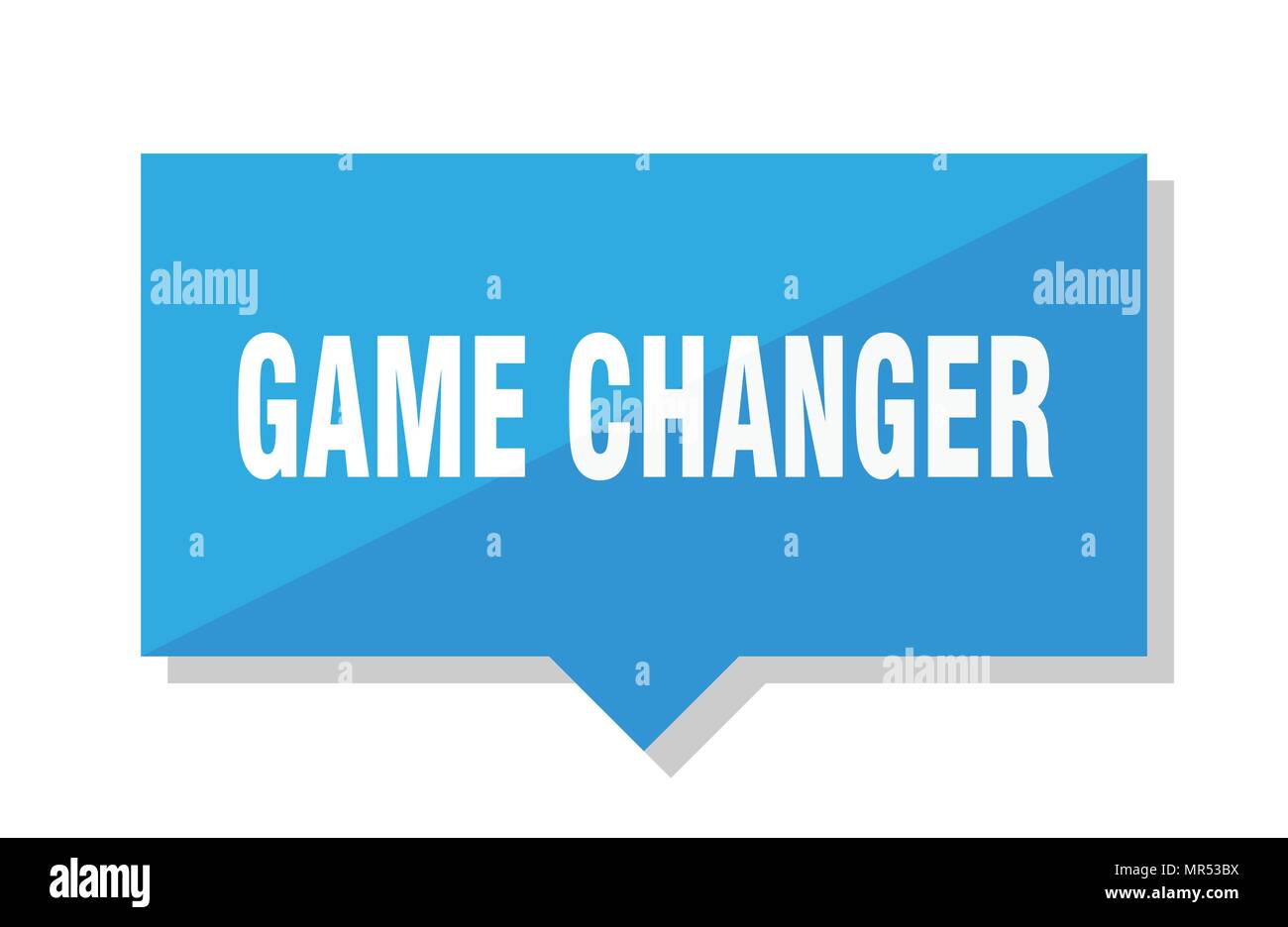 game changer blue square price tag Stock Vector Image & Art - Alamy