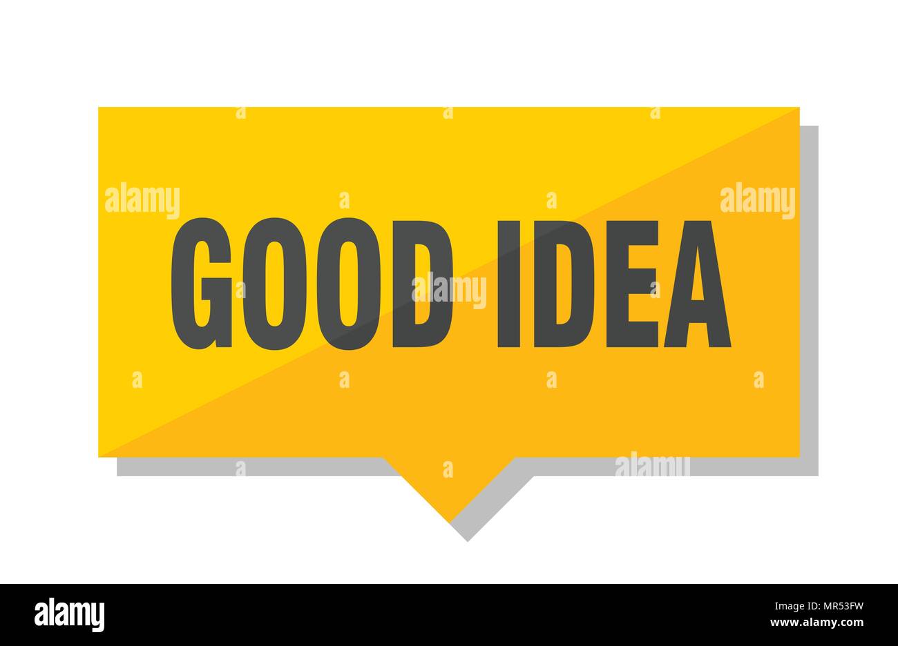 Good idea button square hi-res stock photography and images - Alamy