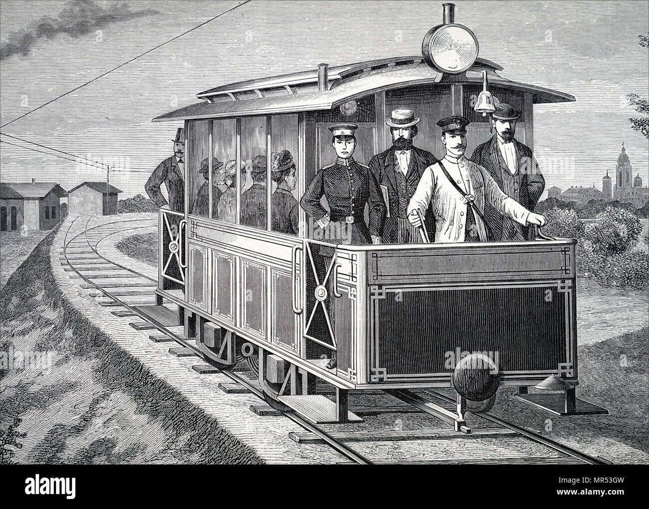 Electric locomotive 1881 berlin hi-res stock photography and images - Alamy