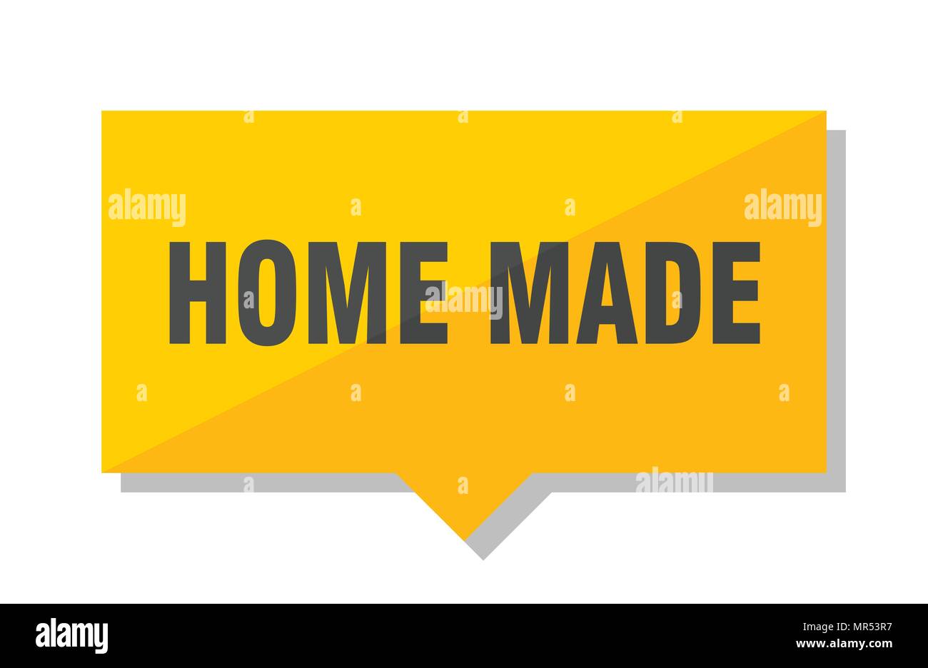 home made yellow square price tag Stock Vector Image & Art - Alamy