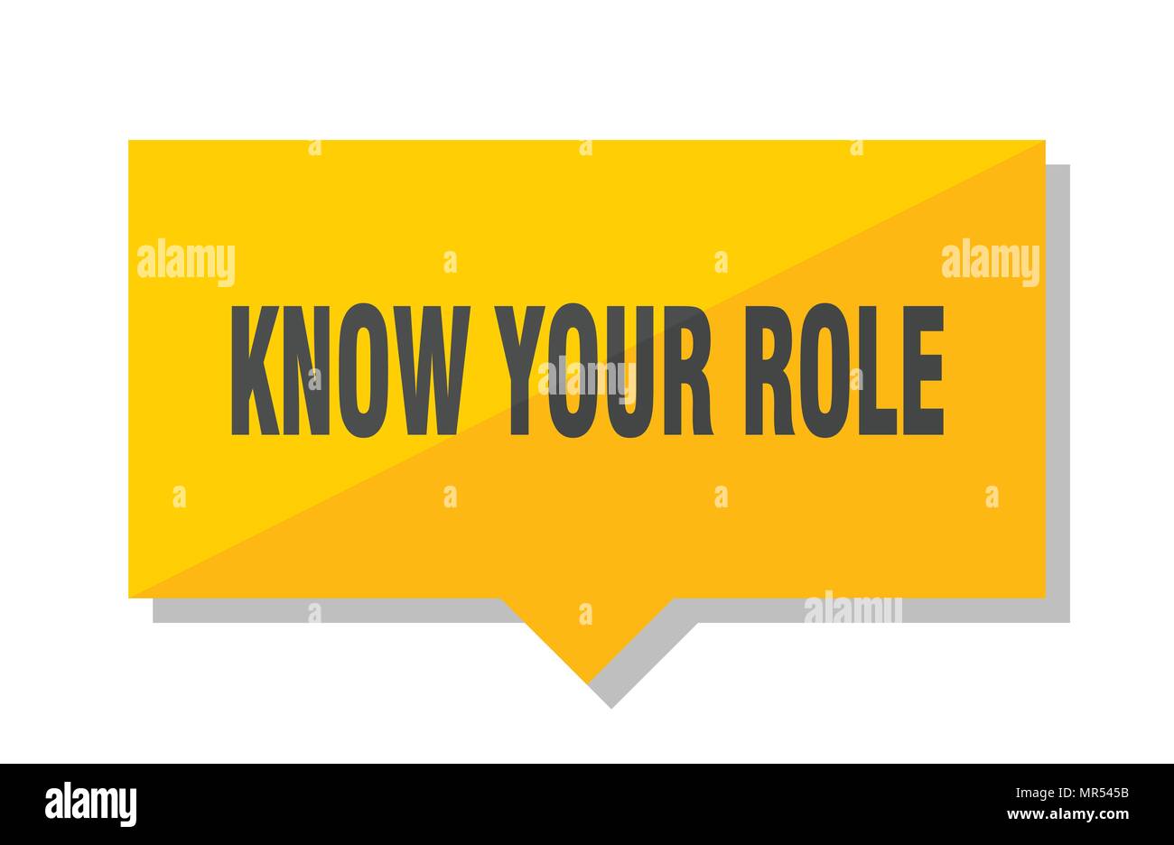 Know your role Stock Vector Images - Alamy