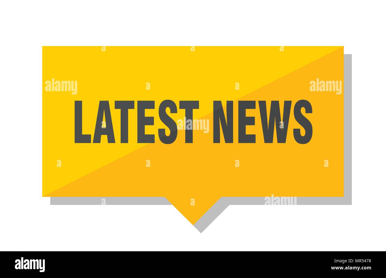 latest news yellow square price tag Stock Vector Image & Art - Alamy