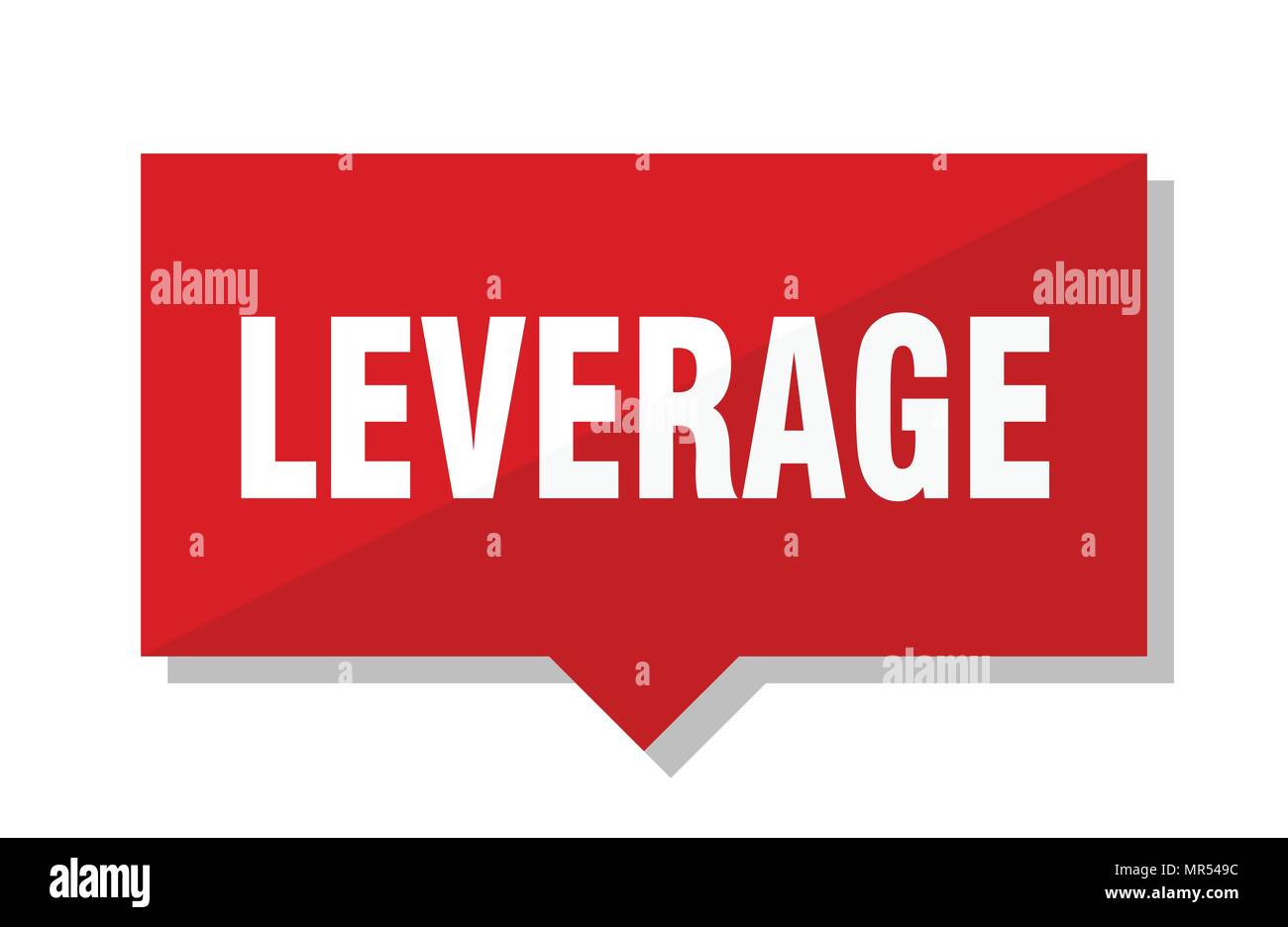 leverage red square price tag Stock Vector Image & Art - Alamy