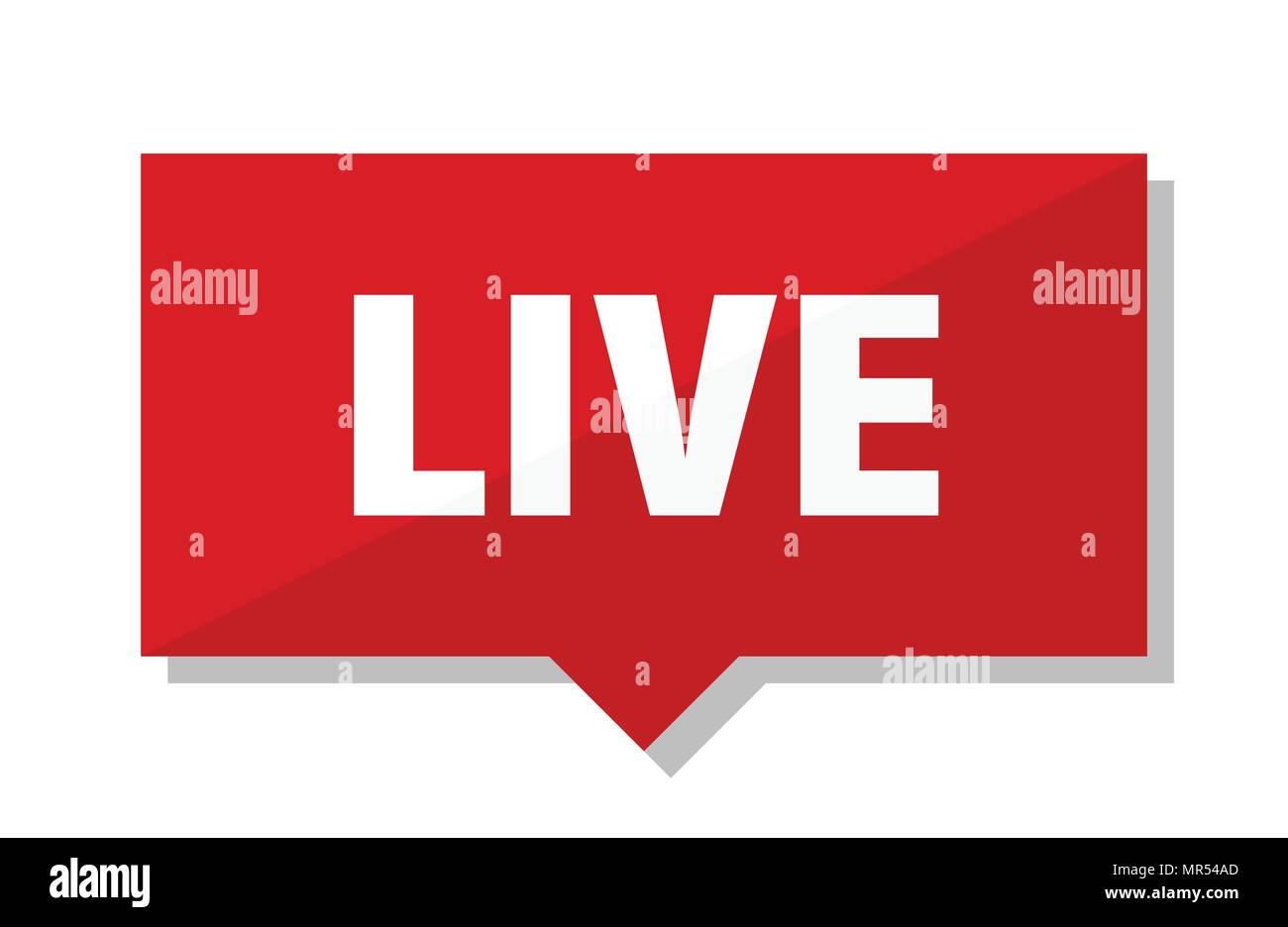live red square price tag Stock Vector Image & Art - Alamy