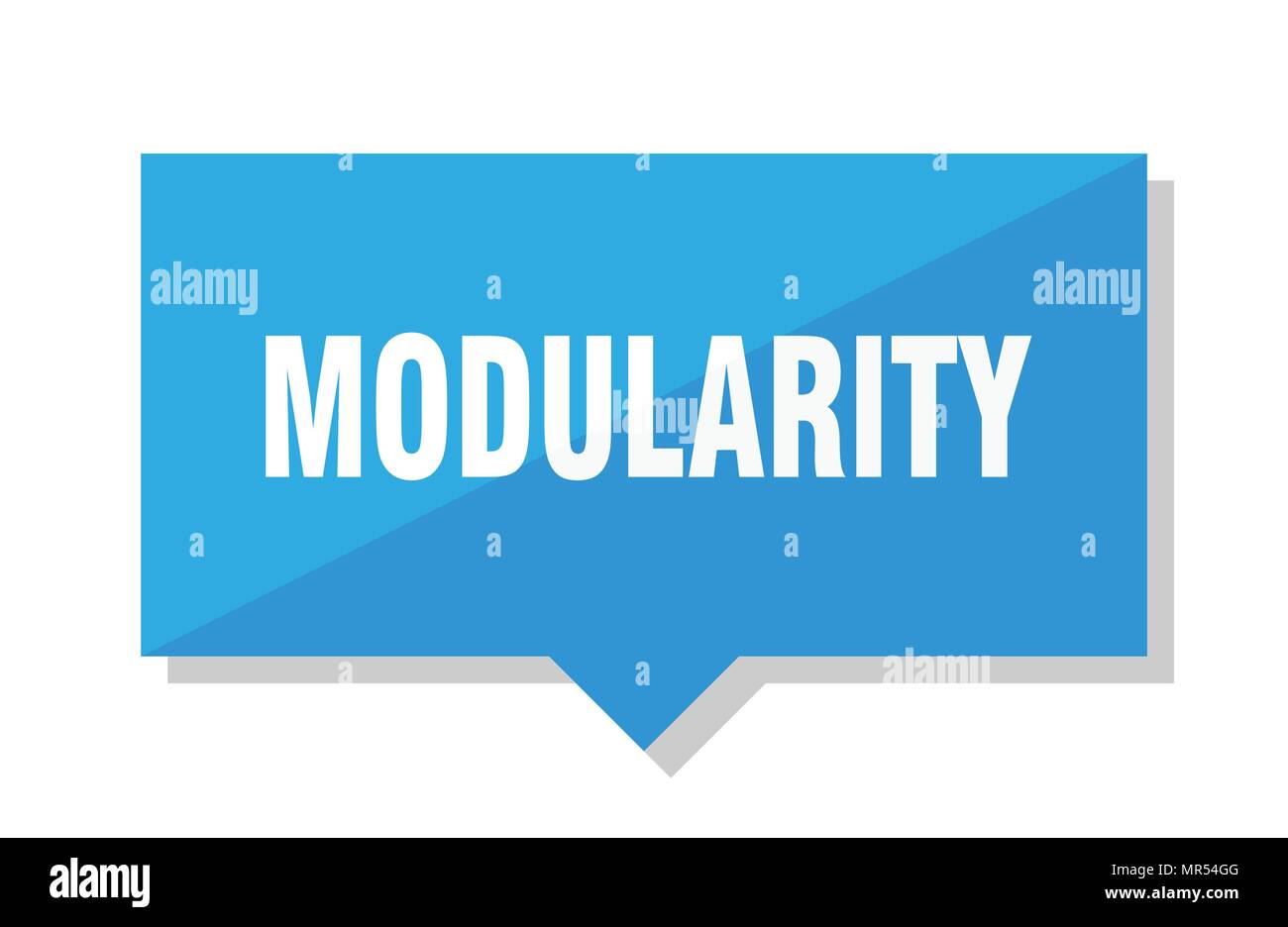 modularity blue square price tag Stock Vector Image & Art - Alamy