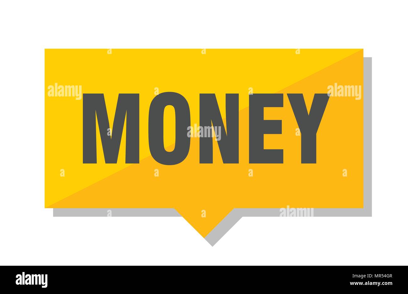money yellow square price tag Stock Vector Image & Art - Alamy