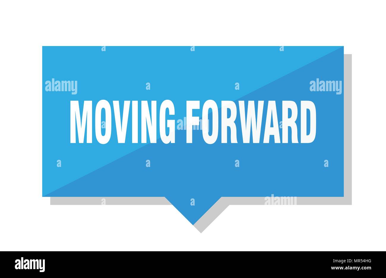 moving forward blue square price tag Stock Vector Image & Art - Alamy