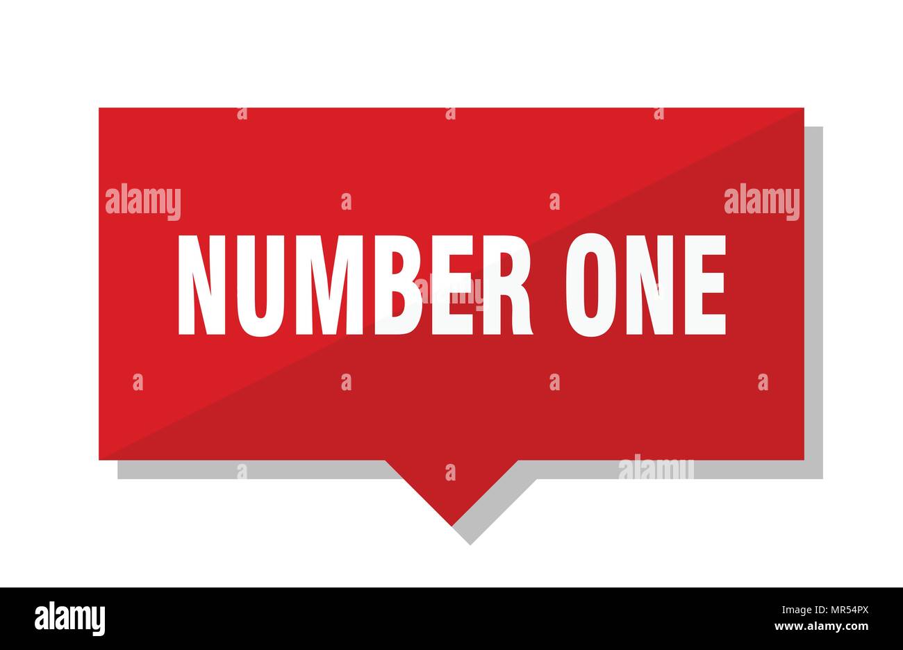 number one red square price tag Stock Vector Image & Art - Alamy