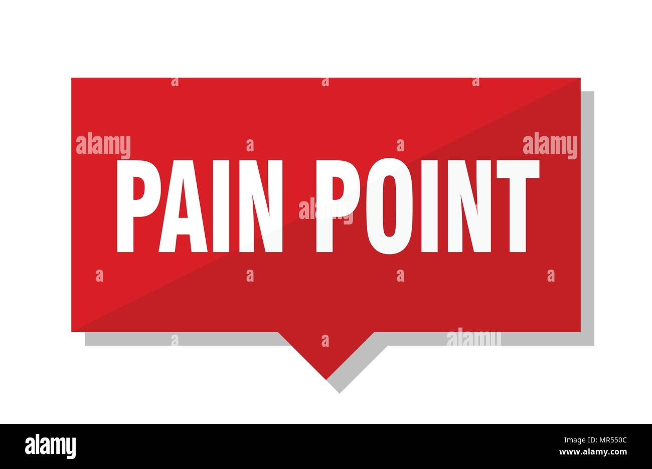 pain point red square price tag Stock Vector Image & Art - Alamy