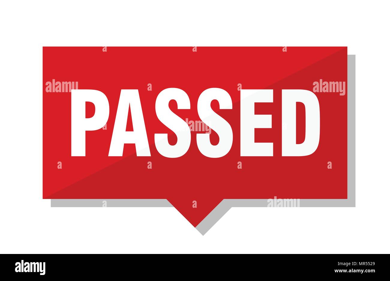 passed red square price tag Stock Vector Image & Art - Alamy