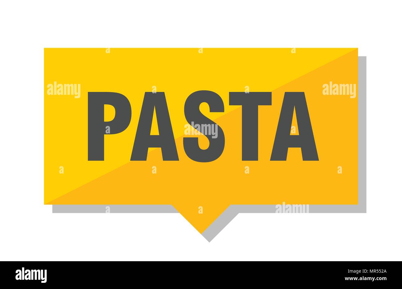 pasta yellow square price tag Stock Vector Image & Art - Alamy