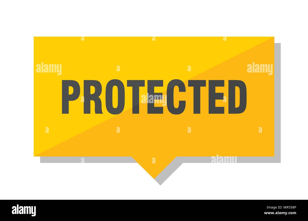 protected yellow square price tag Stock Vector Image & Art - Alamy
