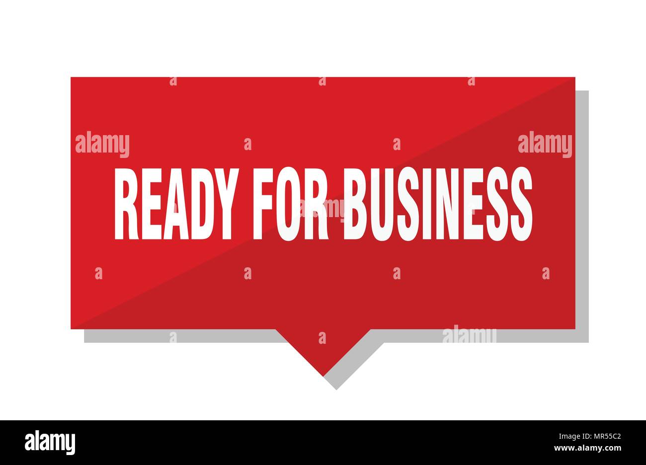 ready for business red square price tag Stock Vector Image & Art - Alamy