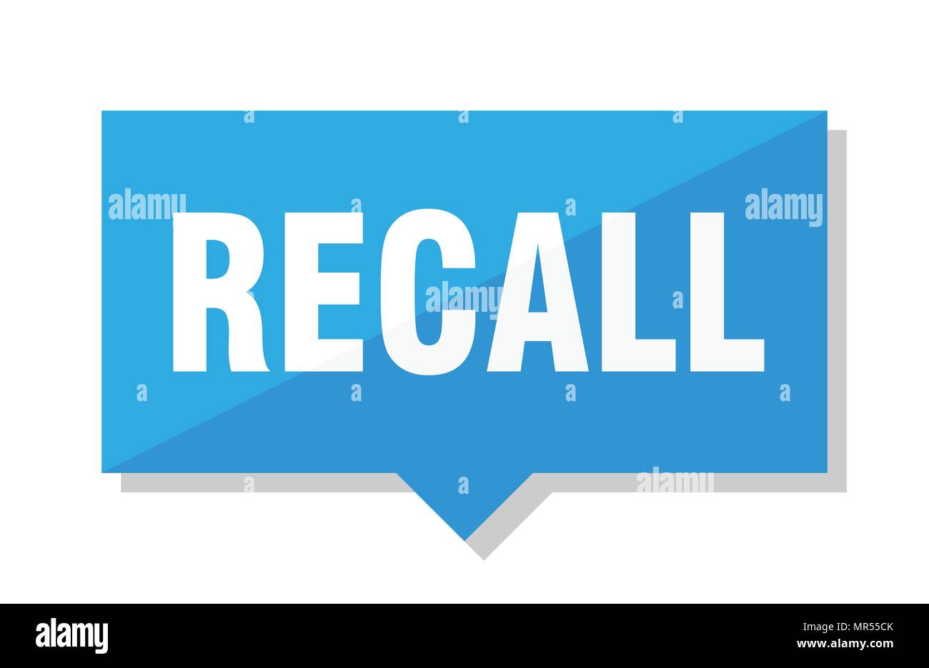 Recall notice Cut Out Stock Images & Pictures - Alamy