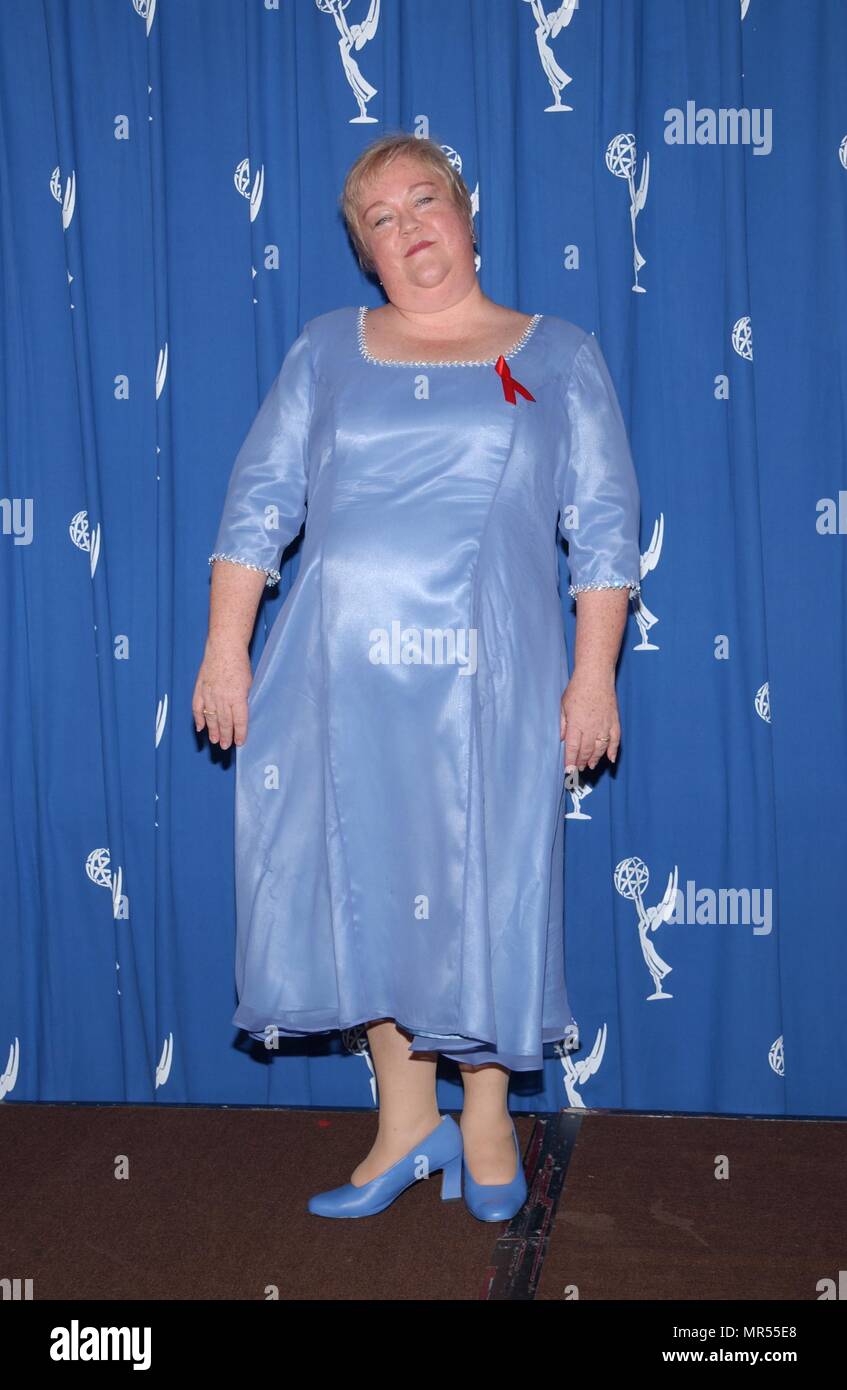 Kathy Kinney backstage at the 2001 Creative Arts Emmy Awards at the ...