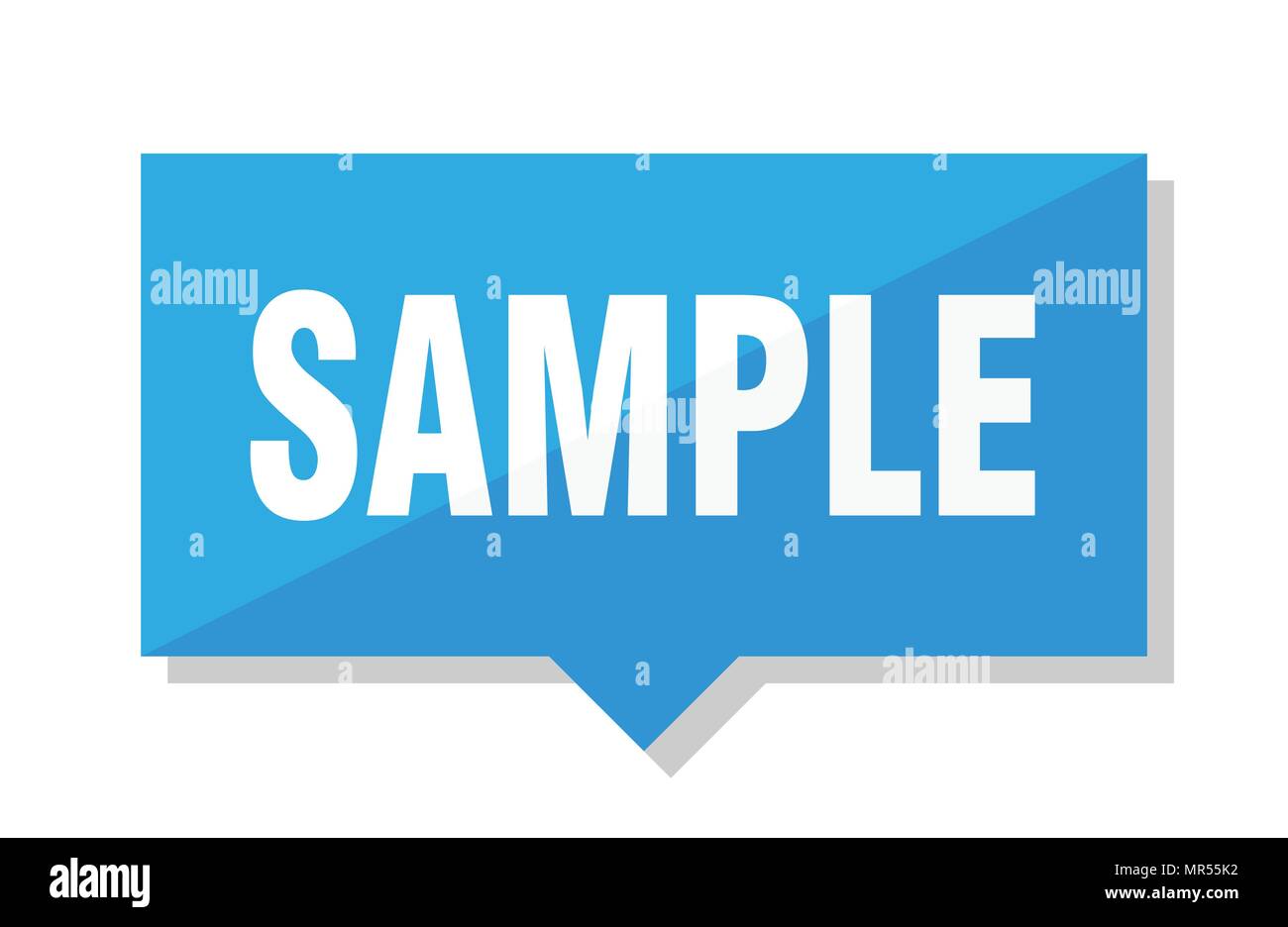 sample blue square price tag Stock Vector Image & Art - Alamy