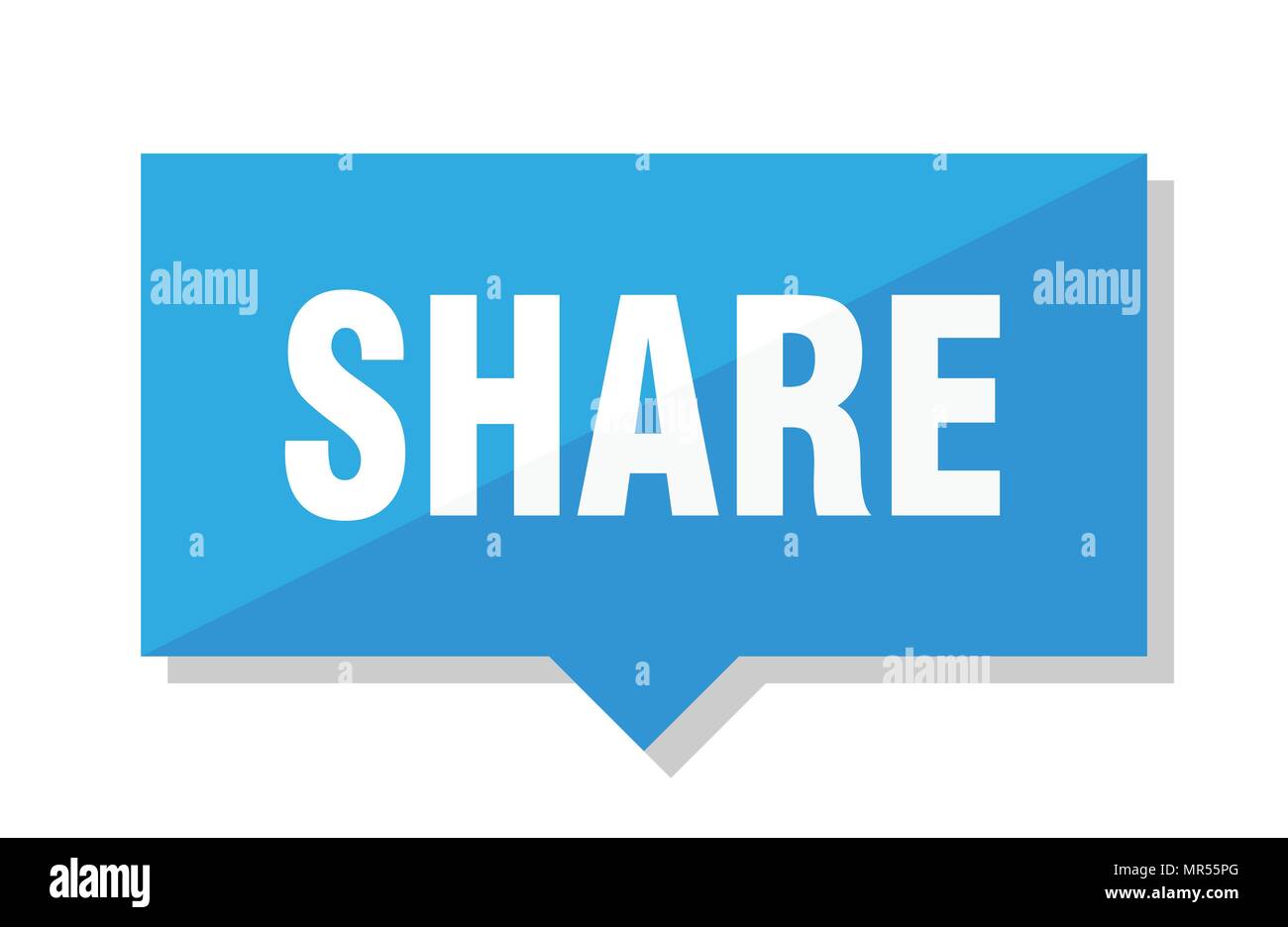 share blue square price tag Stock Vector Image & Art - Alamy