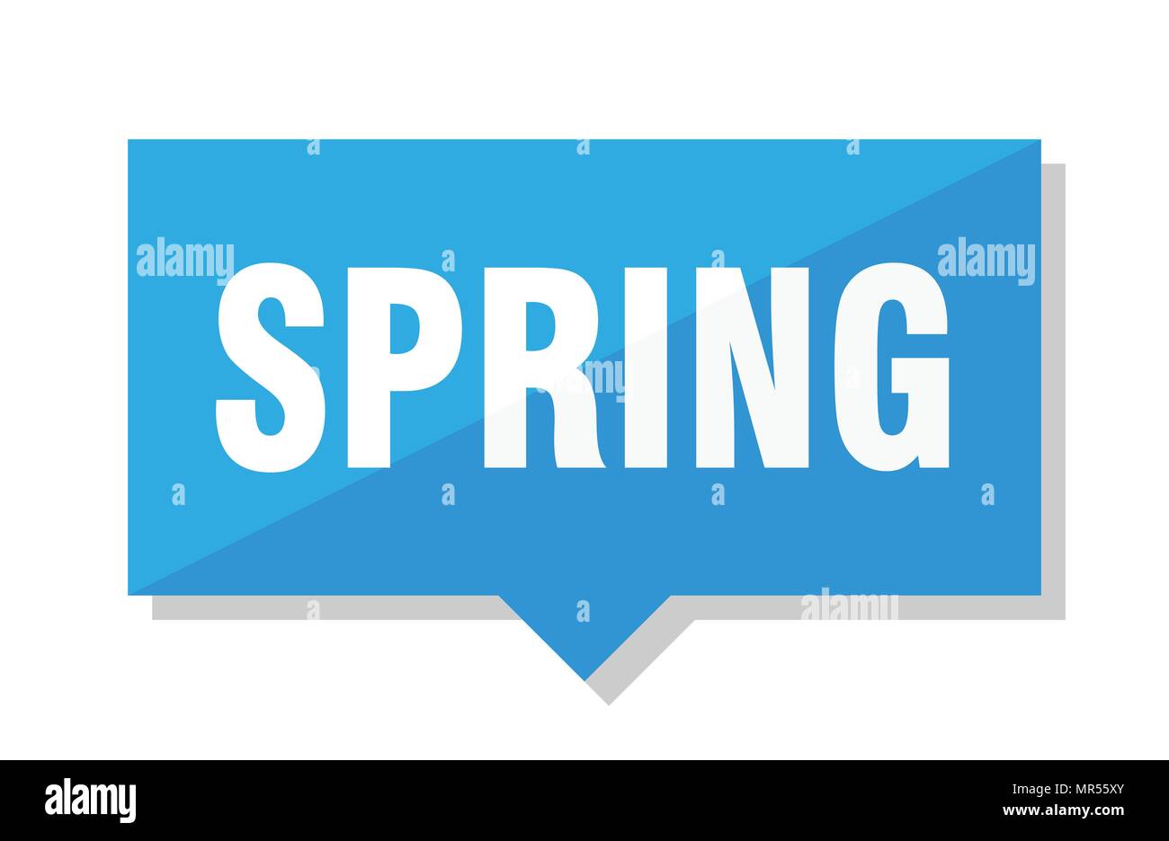 spring blue square price tag Stock Vector Image & Art - Alamy