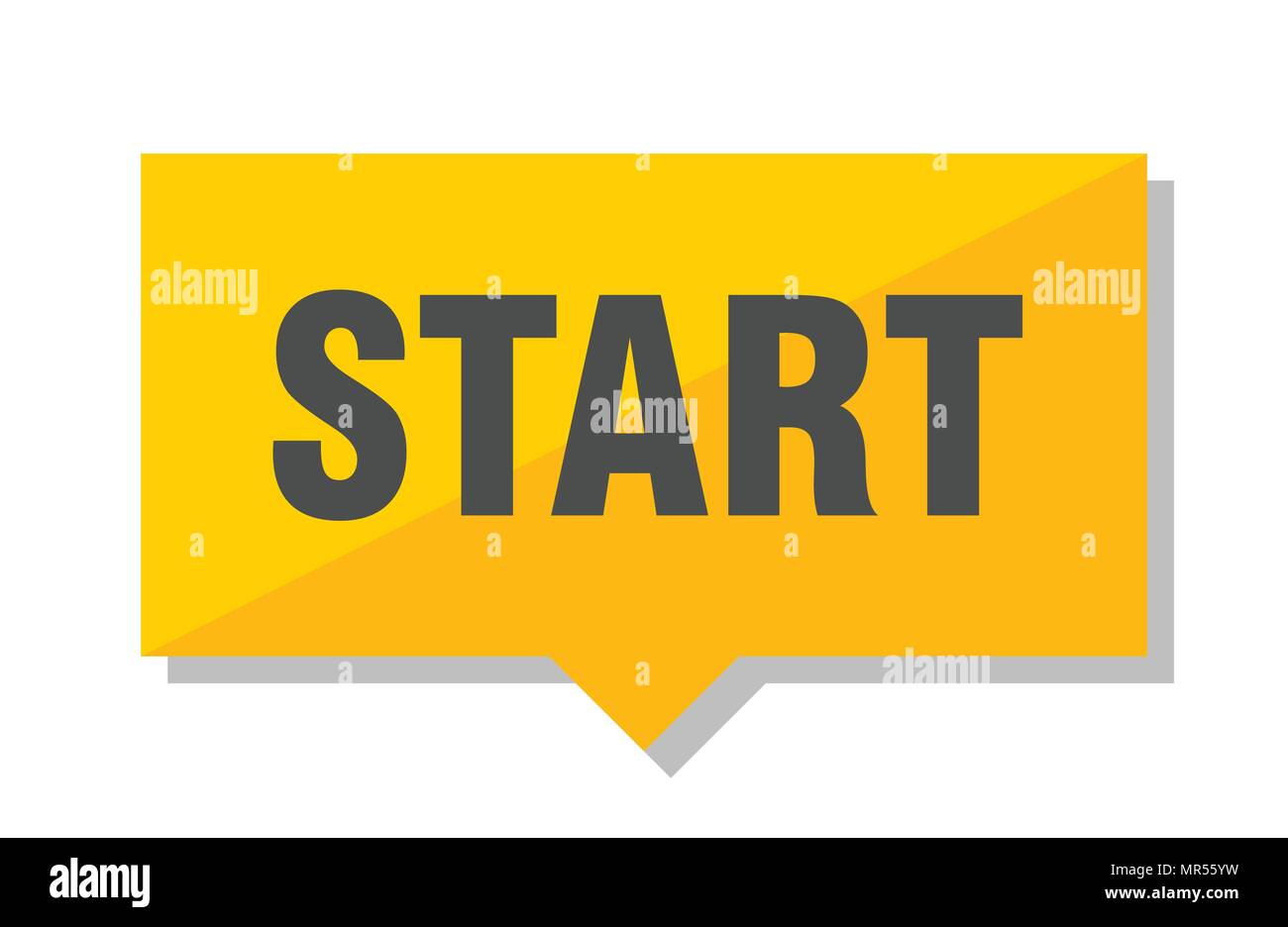 start yellow square price tag Stock Vector Image & Art - Alamy