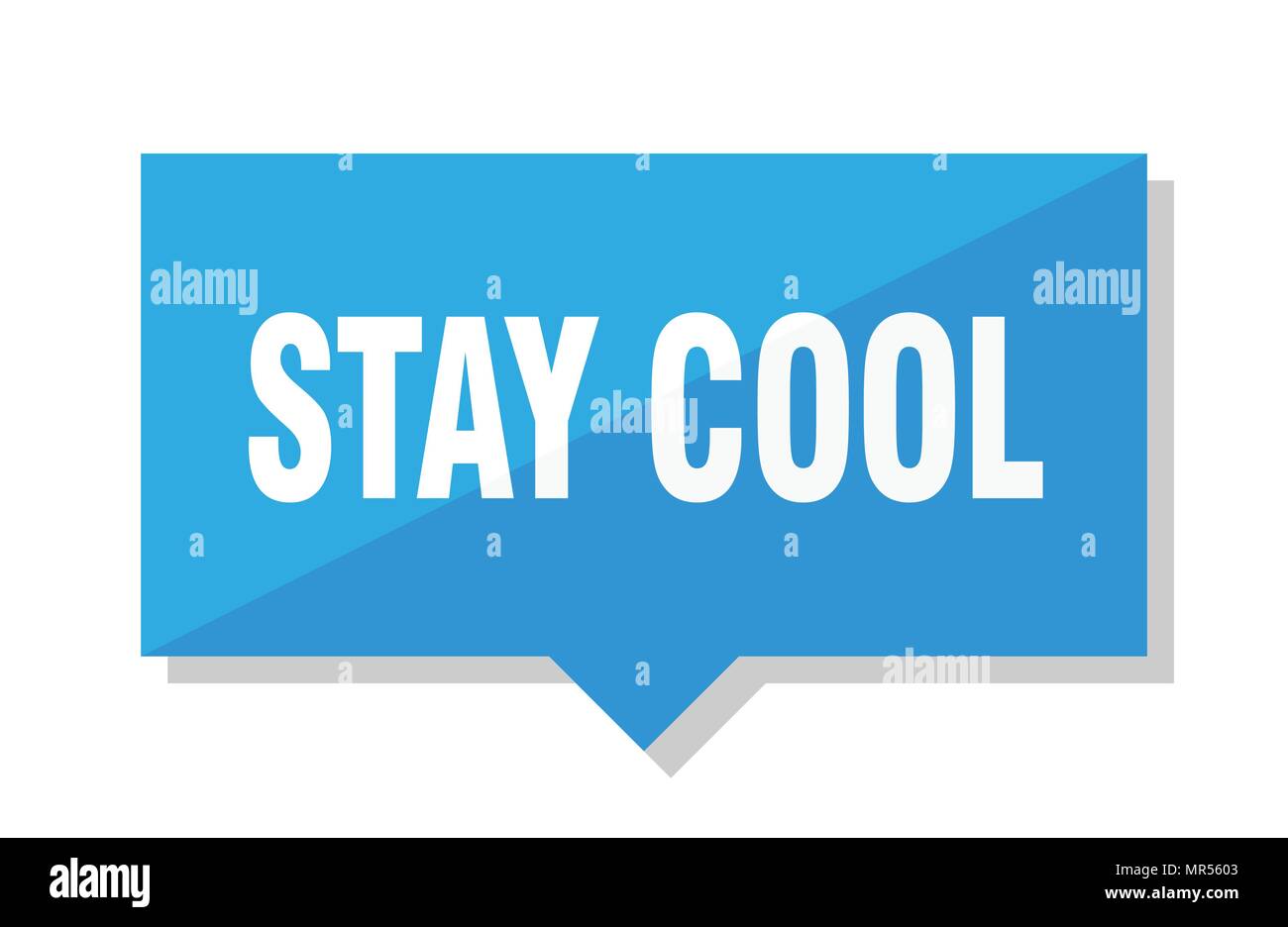 stay cool blue square price tag Stock Vector Image & Art - Alamy