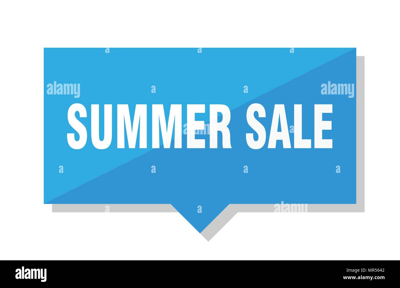 summer sale blue square price tag Stock Vector Image & Art - Alamy
