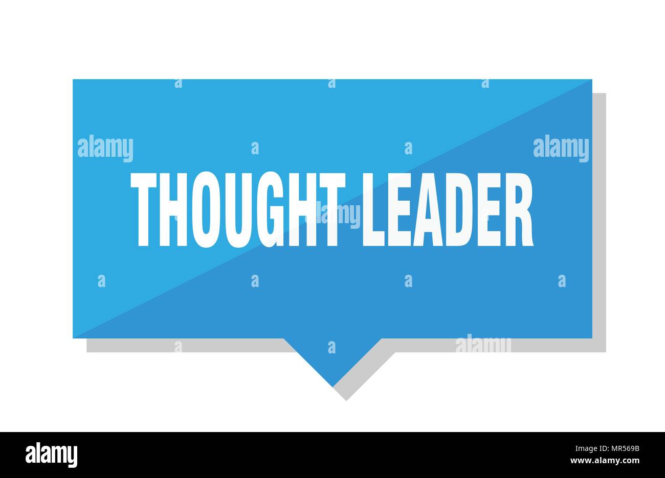 thought leader blue square price tag Stock Vector Image & Art - Alamy