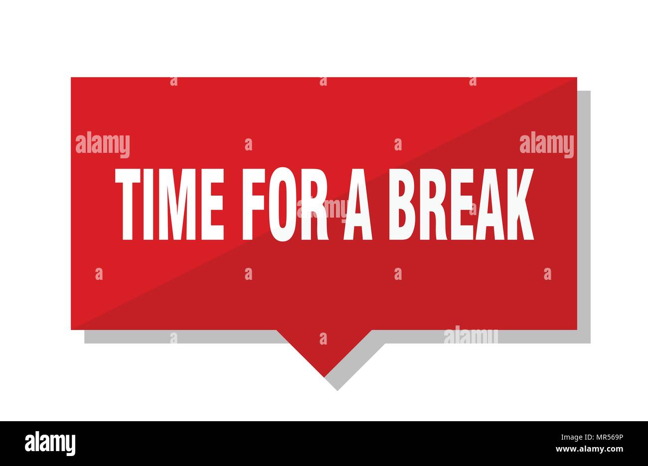 Break time note Stock Vector Images - Alamy