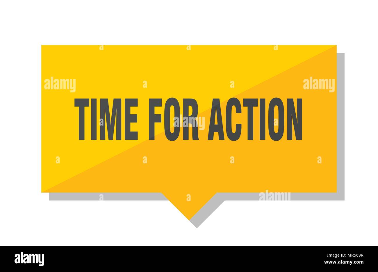 time for action yellow square price tag Stock Vector Image & Art - Alamy