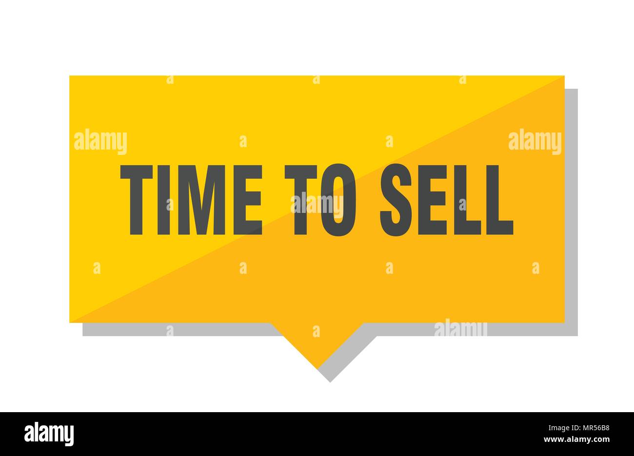 time to sell yellow square price tag Stock Vector Image & Art - Alamy