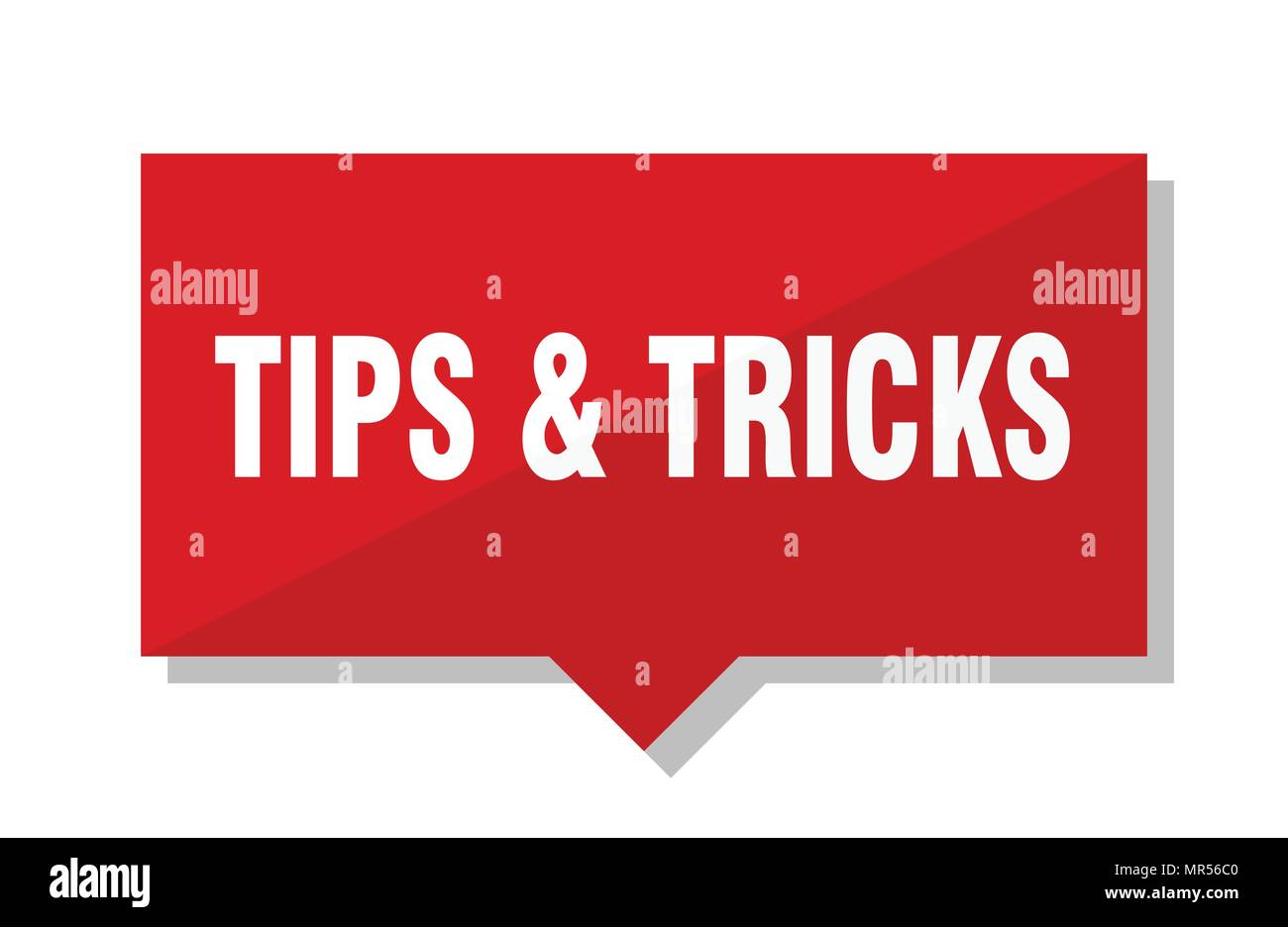 tips & tricks red square price tag Stock Vector Image & Art - Alamy