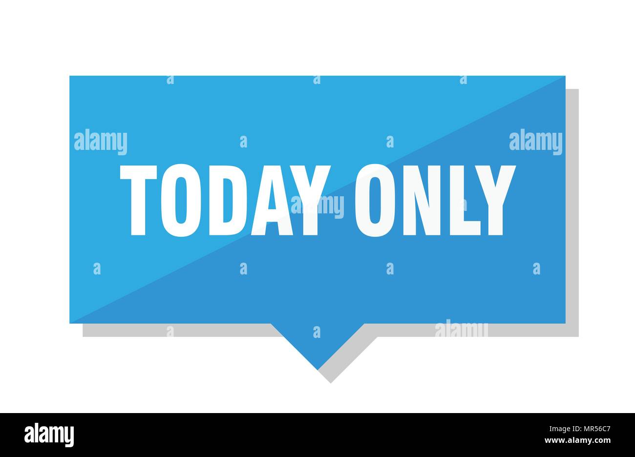 today only blue square price tag Stock Vector Image & Art - Alamy