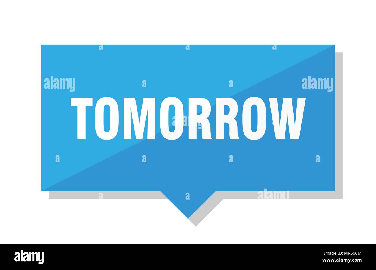 tomorrow blue square price tag Stock Vector Image & Art - Alamy