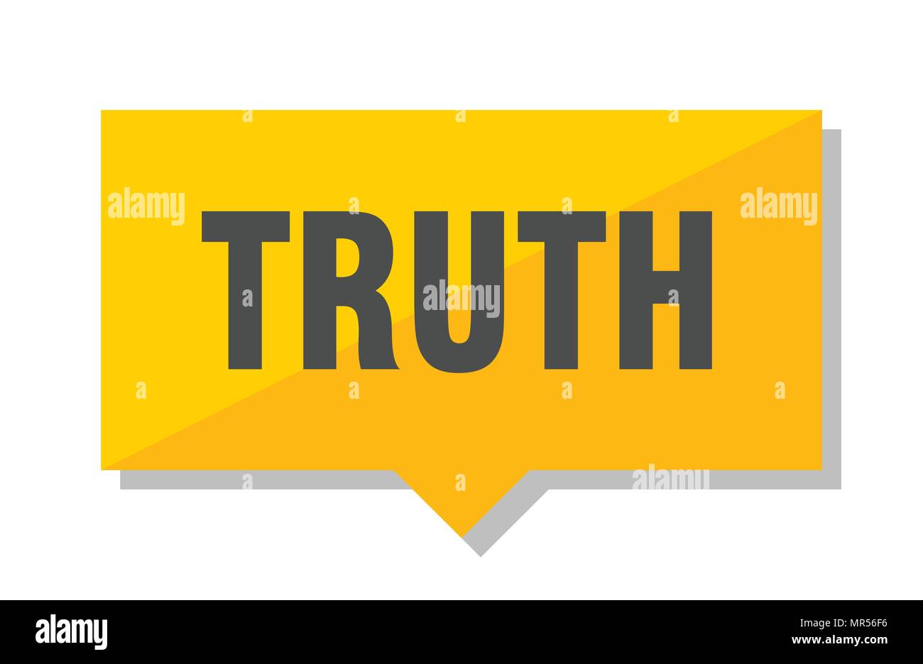 truth yellow square price tag Stock Vector Image & Art - Alamy