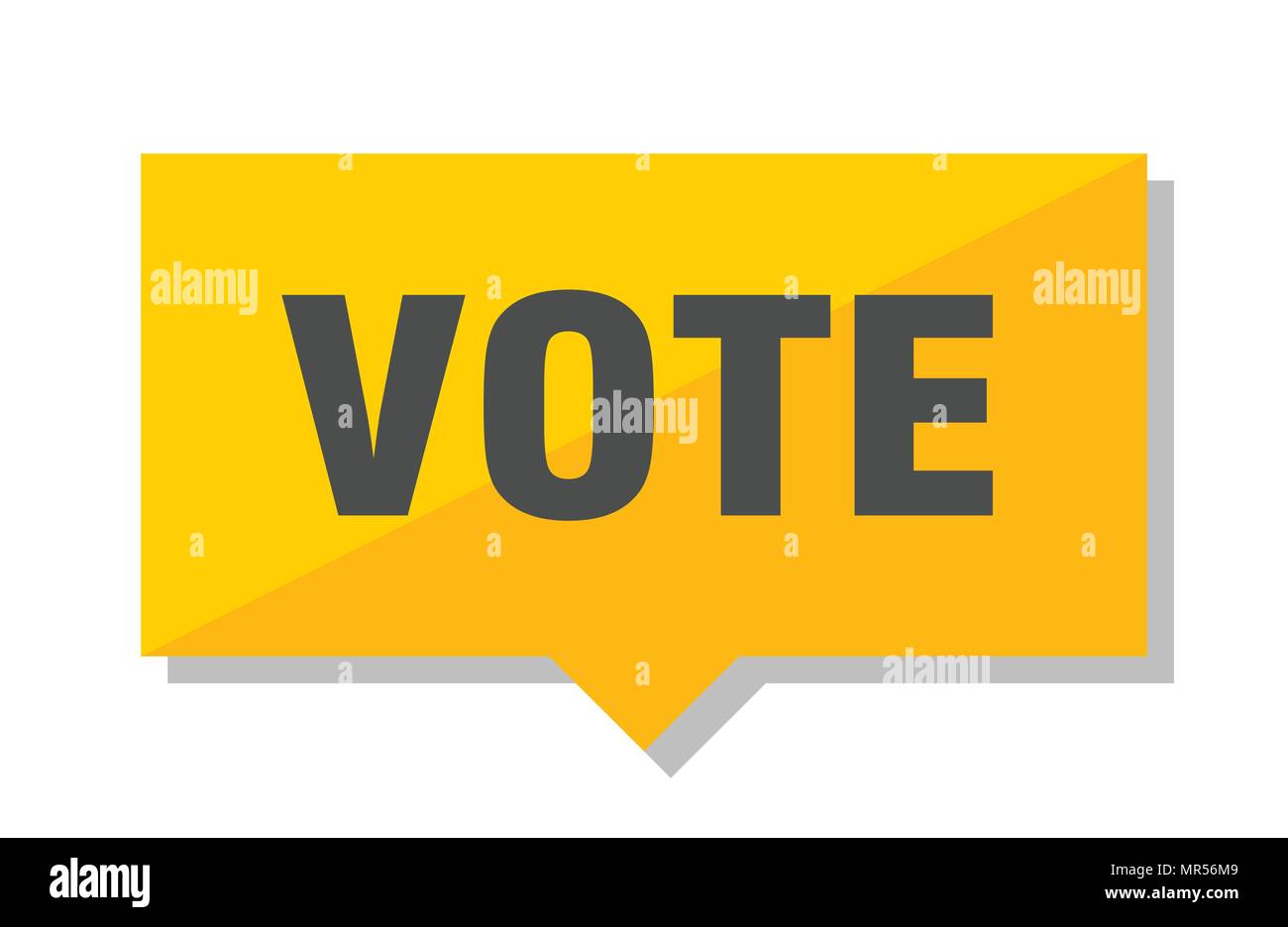 vote yellow square price tag Stock Vector Image & Art - Alamy