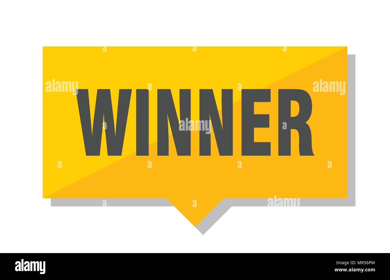 winner yellow square price tag Stock Vector Image & Art - Alamy