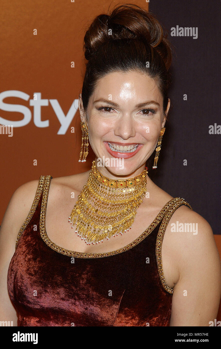 Laura Harring arriving at the Golden Globes after party for " In Style ...