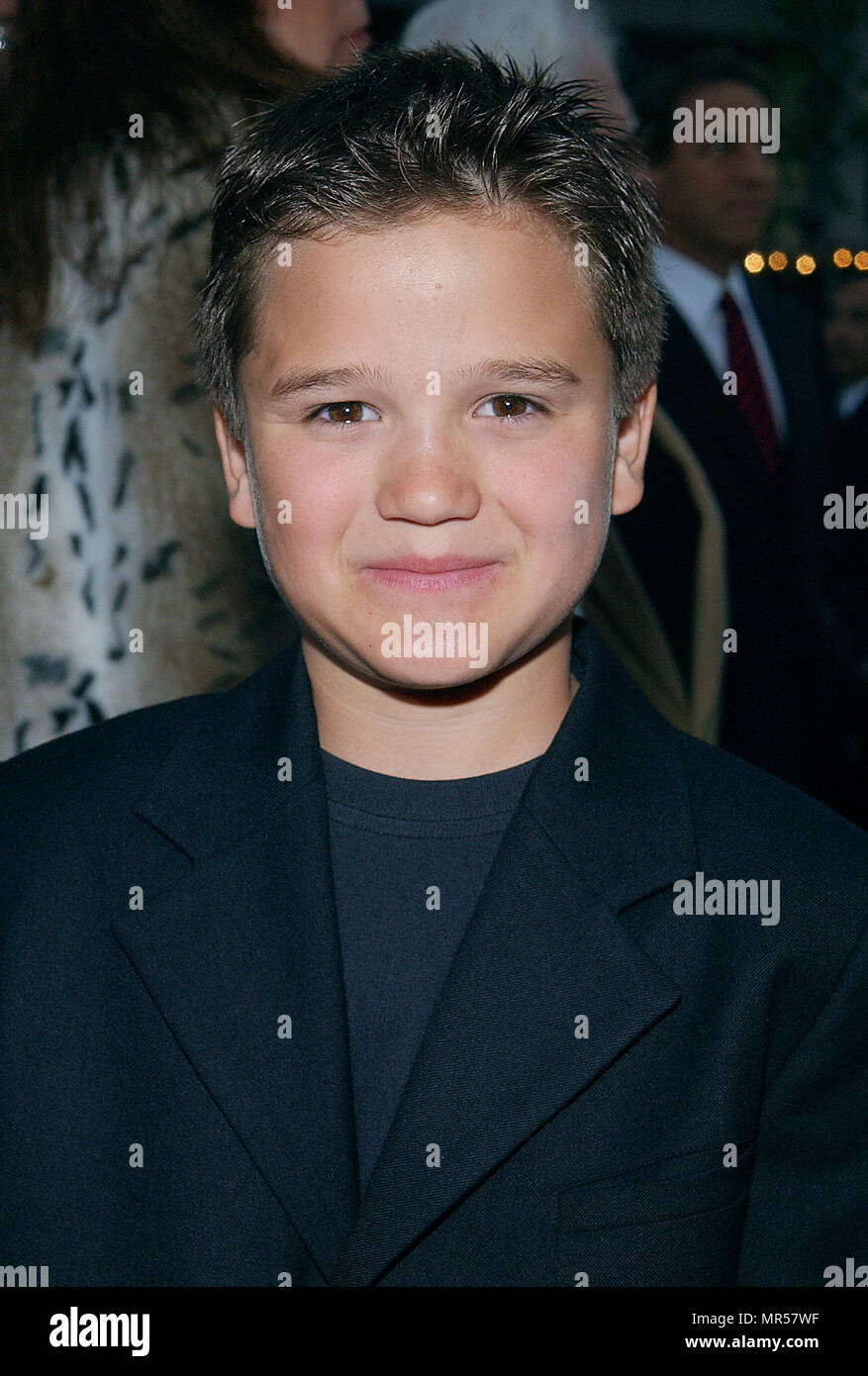 Brian Fehr arriving at the Premiere of " Identity " at the Grauman ...