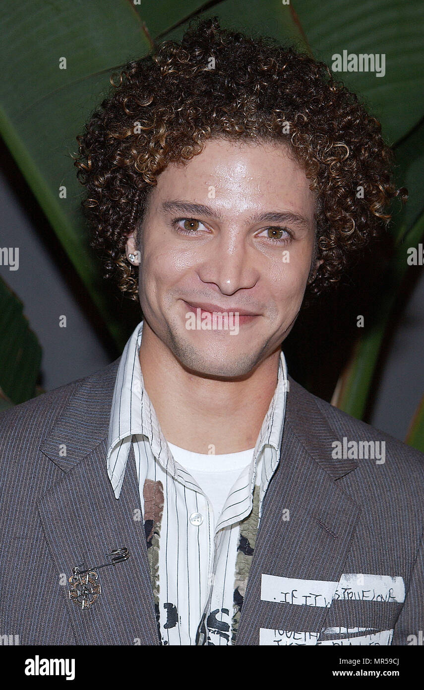 Justin Guarini arriving at the premiere party for " The Simple Life ...
