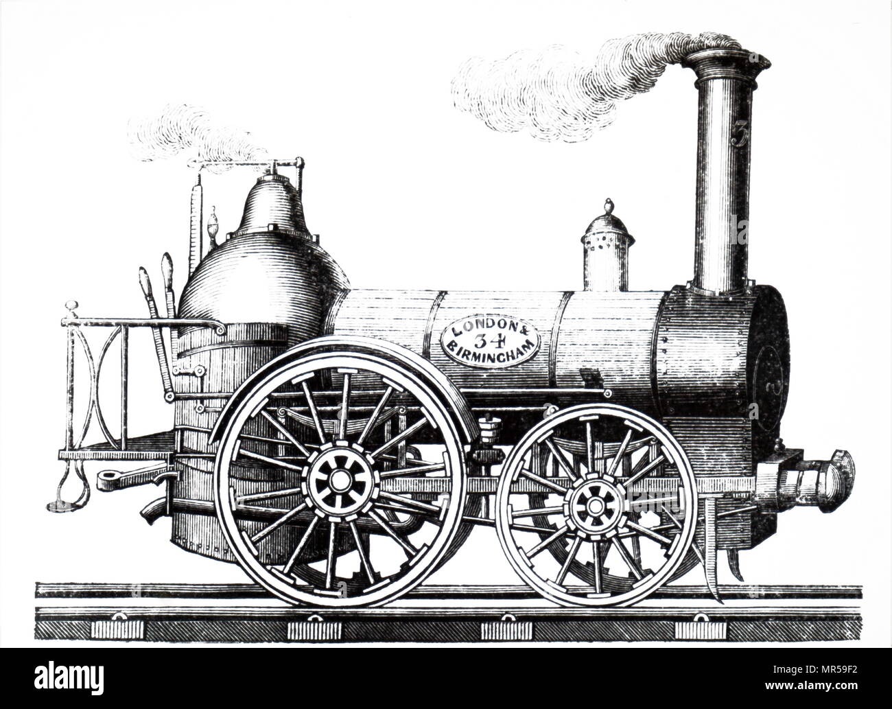 Steam locomotive 1880 hi-res stock photography and images - Alamy