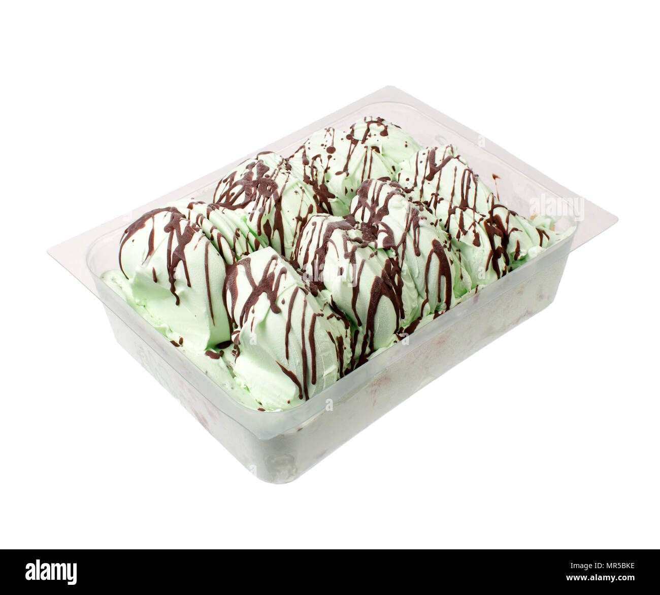Green Italian gelato ice cream Stock Photo - Alamy