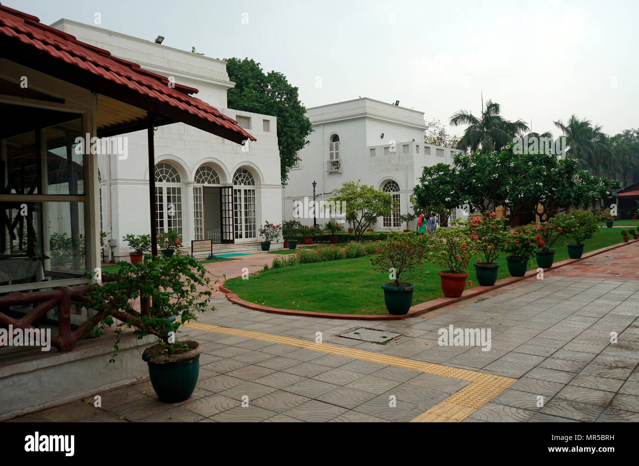 Photograph of Mahatma Gandhi's last home in New Delhi India. At 5:17 pm ...