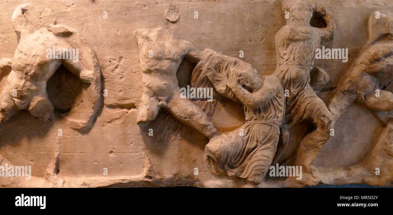 The nereid monument is sculptured tomb in classical period lycia hi-res ...