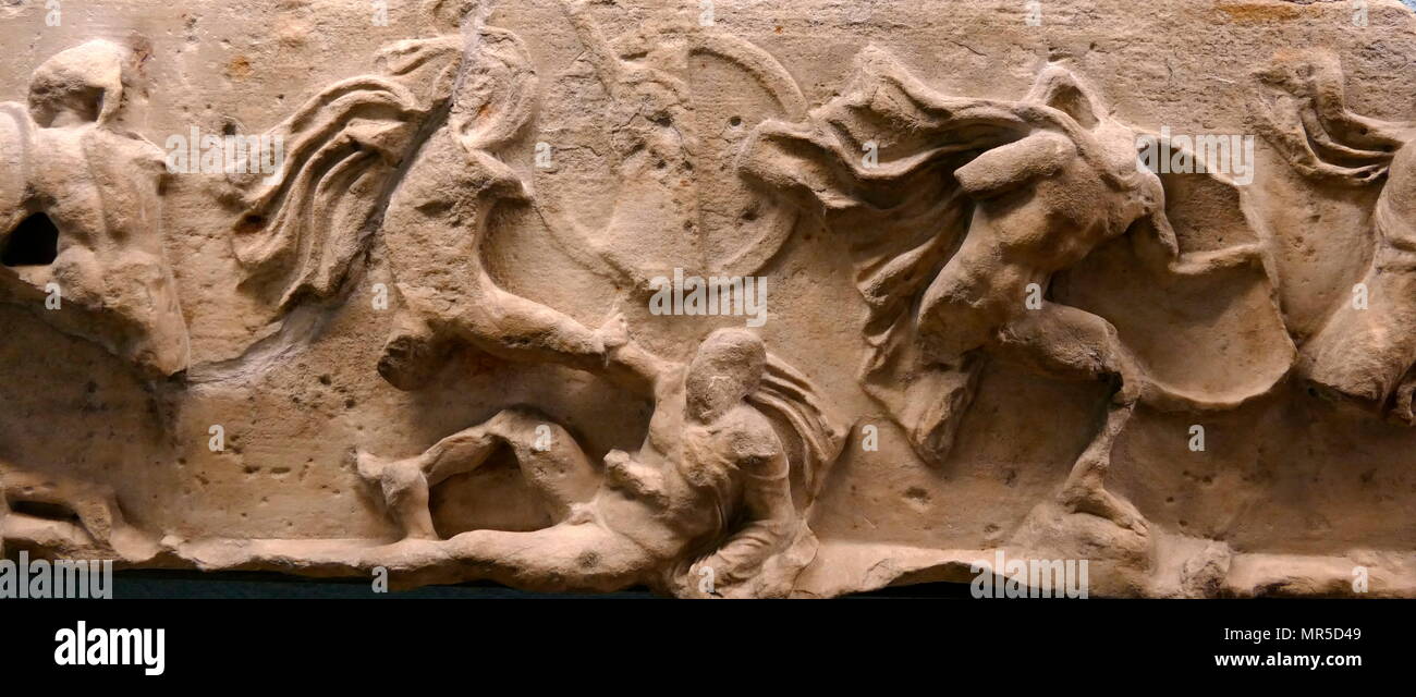 The nereid monument is sculptured tomb in classical period lycia hi-res ...