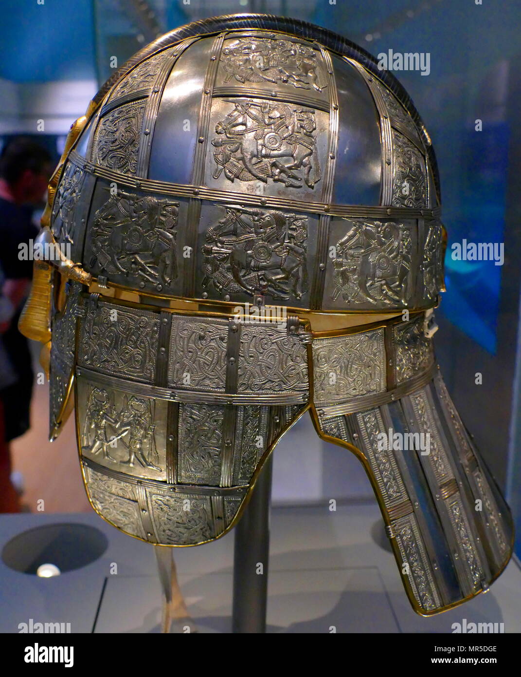 Reconstruction sutton hoo helmet hi-res stock photography and images ...