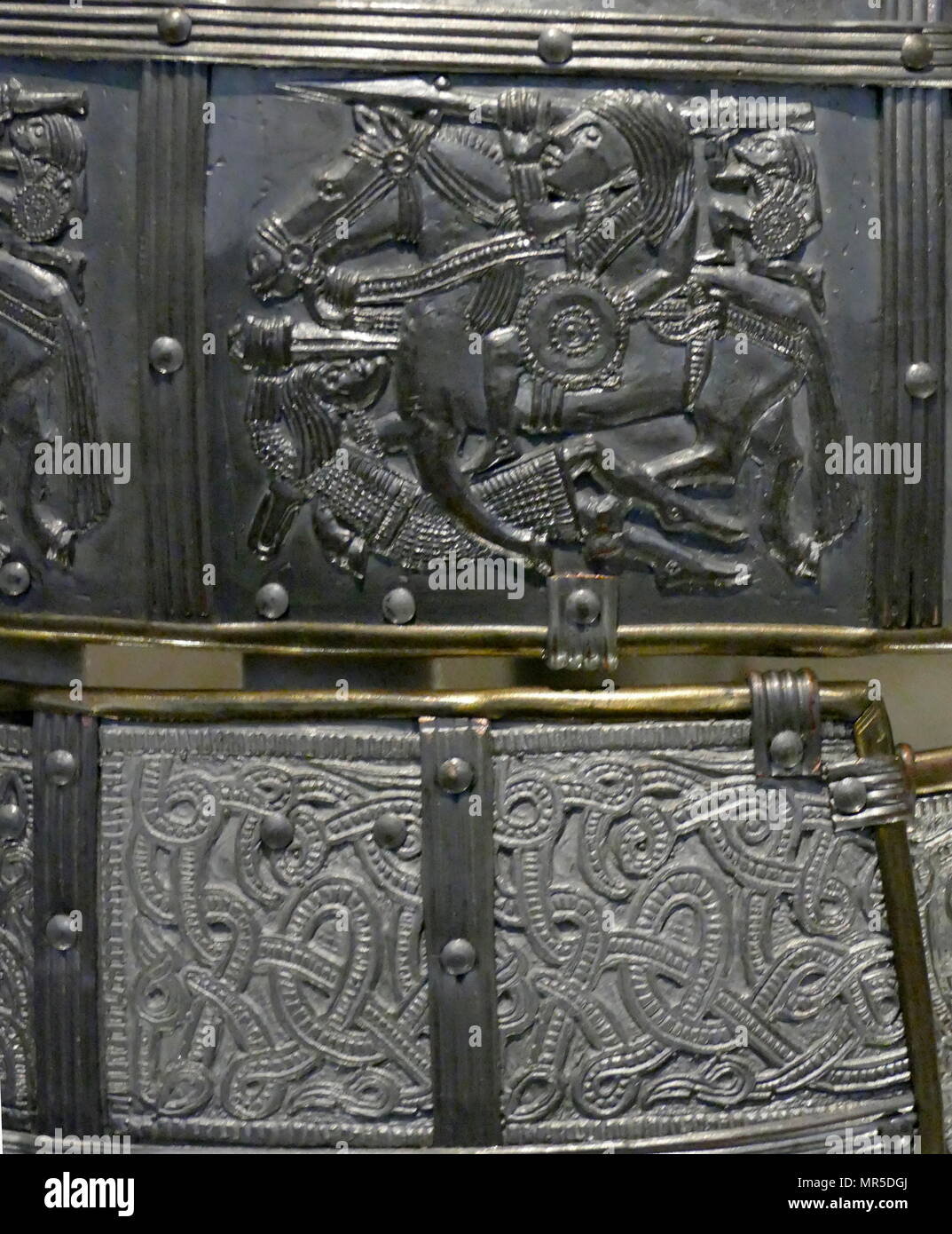 Reconstruction sutton hoo helmet hi-res stock photography and images ...