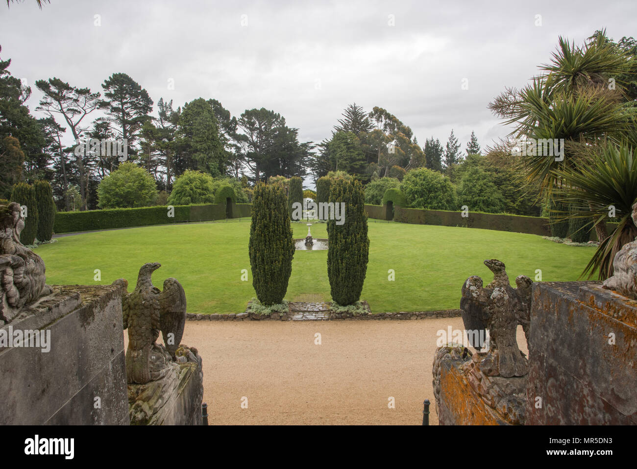 Dunedin, Otago, New Zealand-December 12,2016: View over sculpted ...