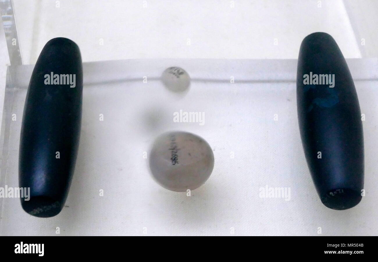 A collection of copper weights and measures from the Indus Valley ...