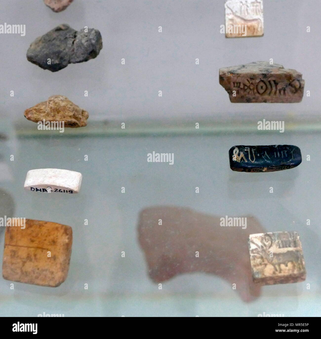 Bronze seals from the Indus Valley Civilisation at Mohenjo-Daro ...