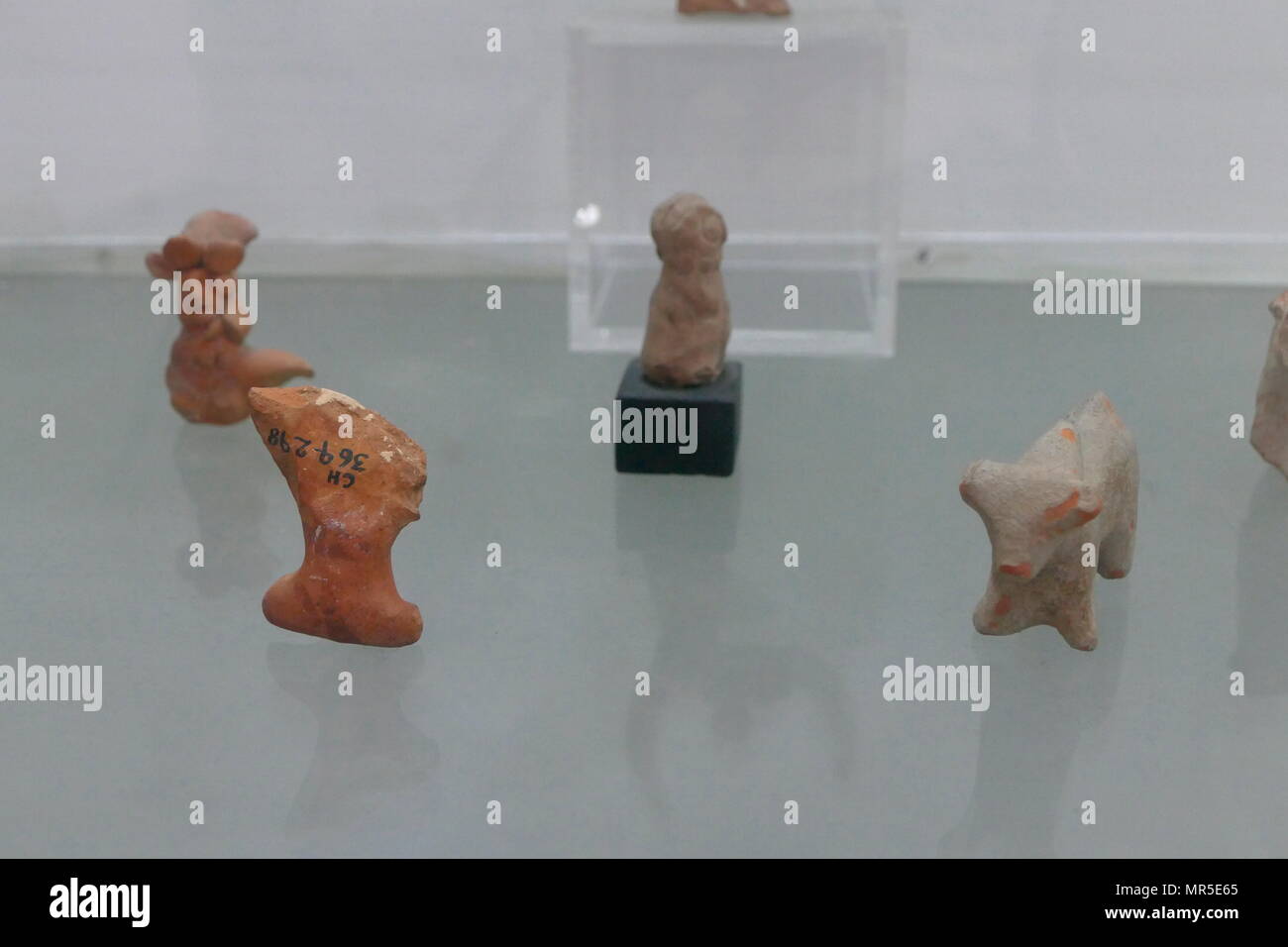Terracotta animal figurines from the Indus Valley Civilisation at ...